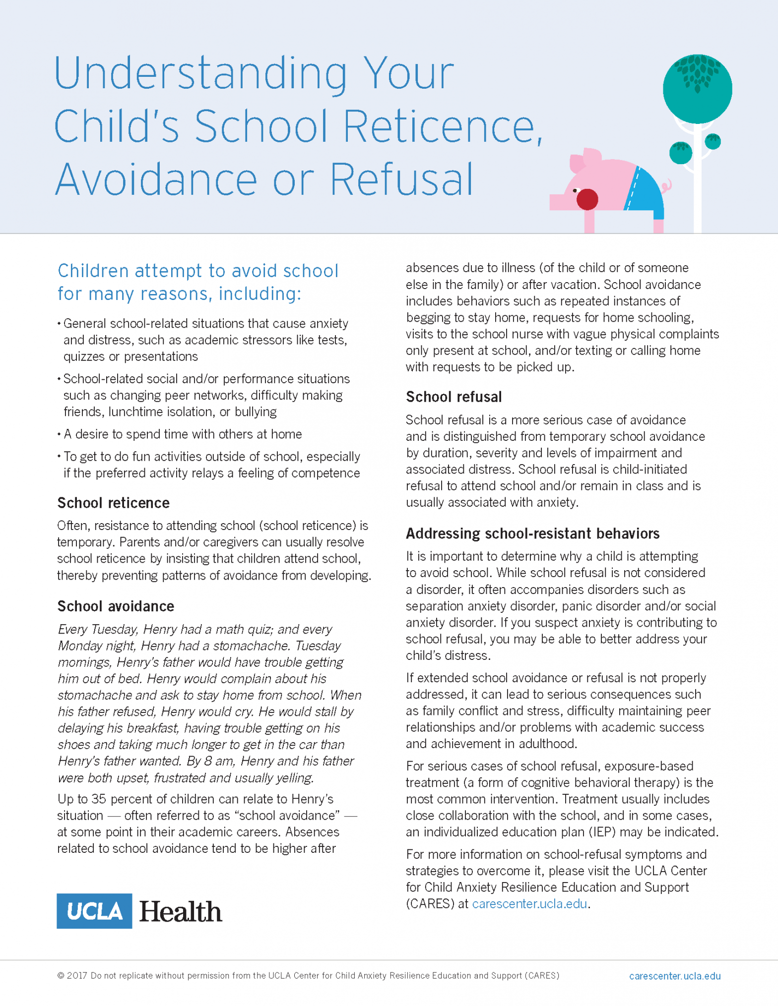 Understanding Your Child’s School Reticence, Avoidance or Refusal ...